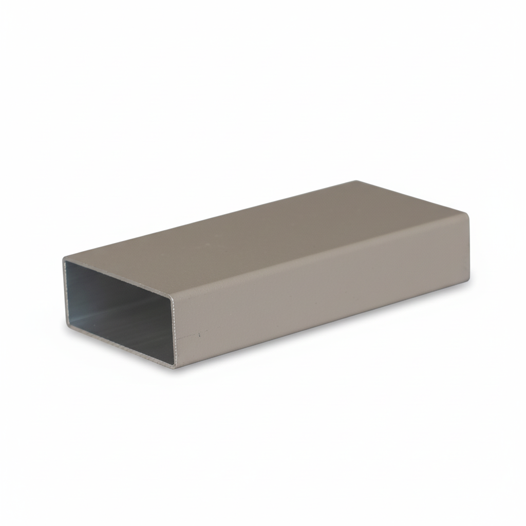 Muster Aluminium Sichtschutzzaun MARIO Schmal Seidengrau – myHarry™